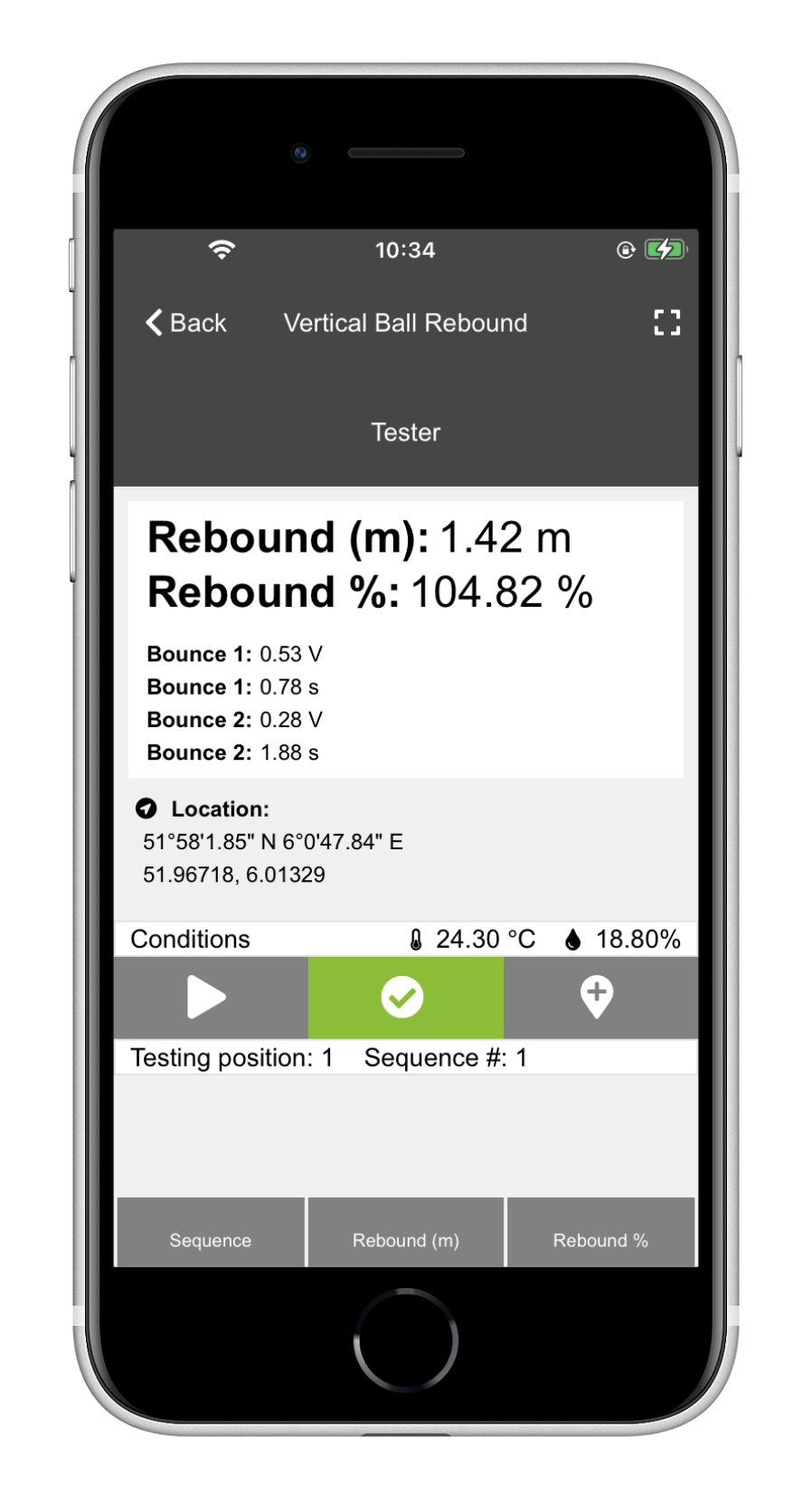 Vertical Ball Rebound Tester - Deltec Equipment